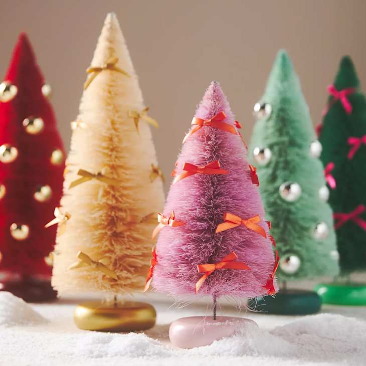 HomeGoods Is Selling a Pink Bow Mini Christmas Tree | Apartment Therapy