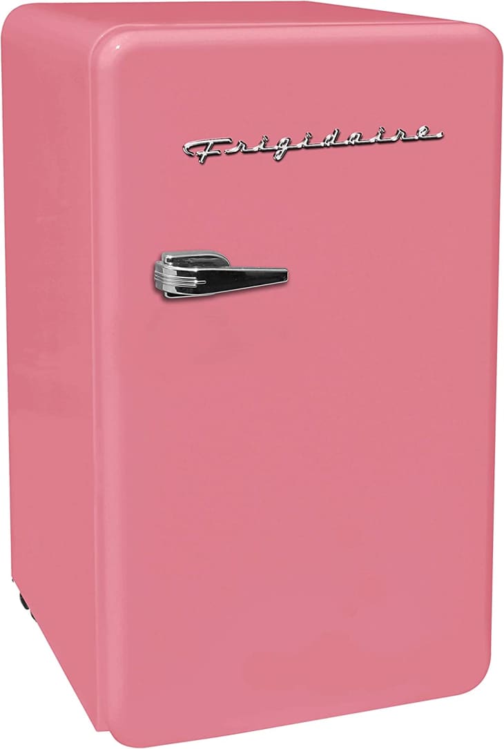 pink mini fridge