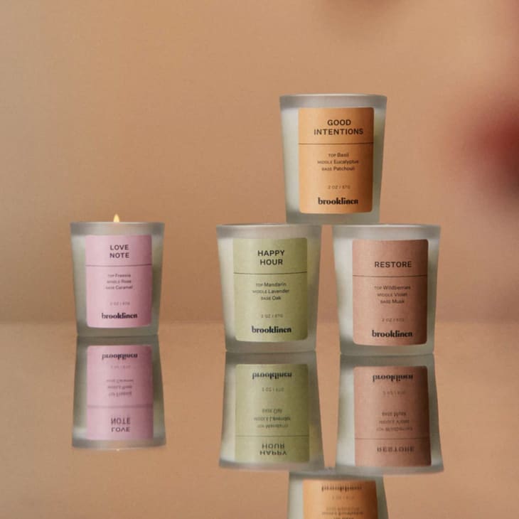 Brooklinen Launches New Home Fragrance Collection: Candles, Diffuser, Room Spray | Apartment Therapy