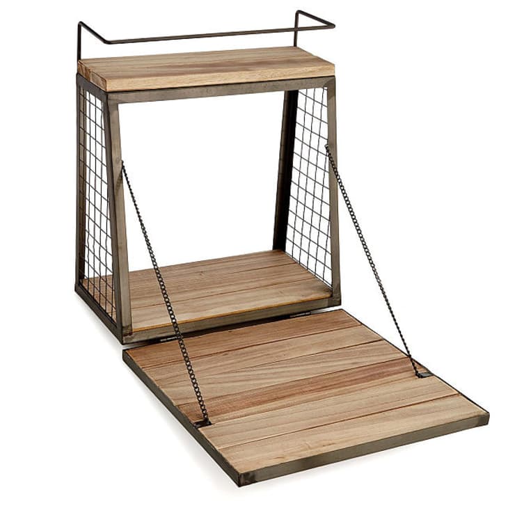 This Uncommon Goods Shelf Makes the Perfect Home Bar for Small Spaces ...