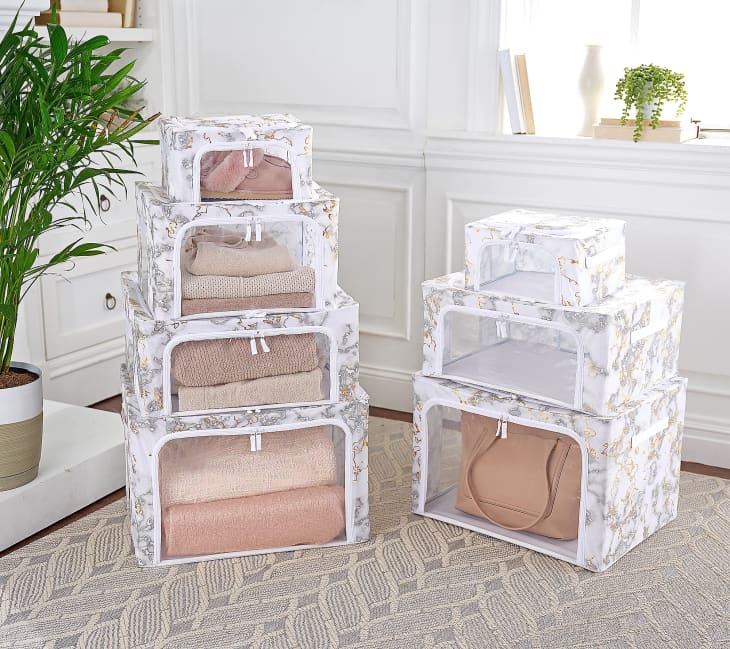 Periea Set of 7 Assorted Collapsible Storage Boxes: QVC Reviews ...
