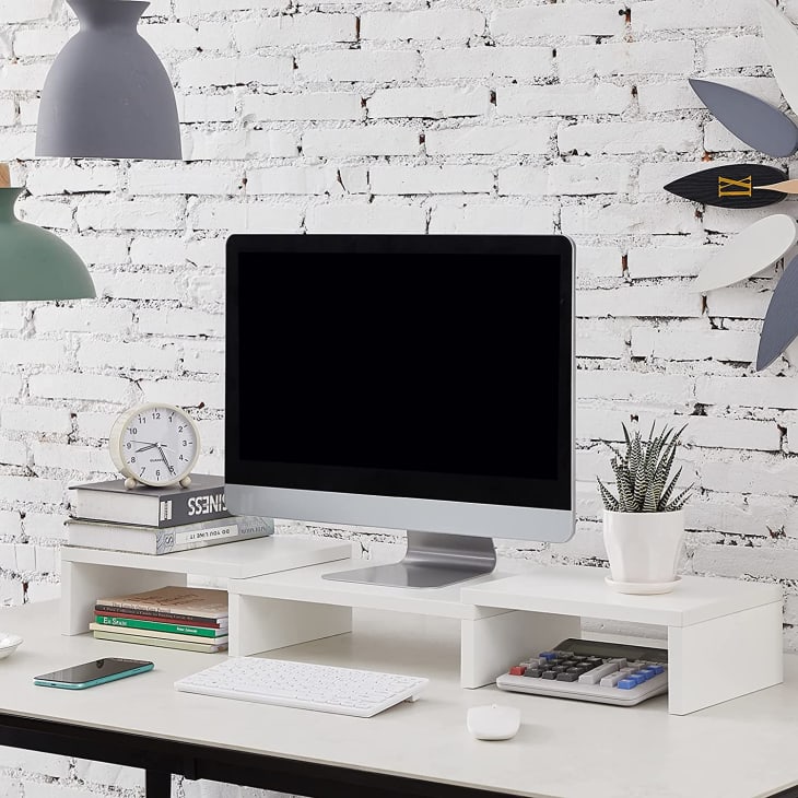 This Amazon Monitor Riser Is the Best Way to Maximize Desk Space ...