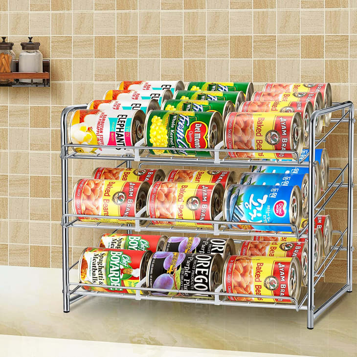 Amazon Kitchen Storage Find: Simple Trending Can Rack Organizer | The ...