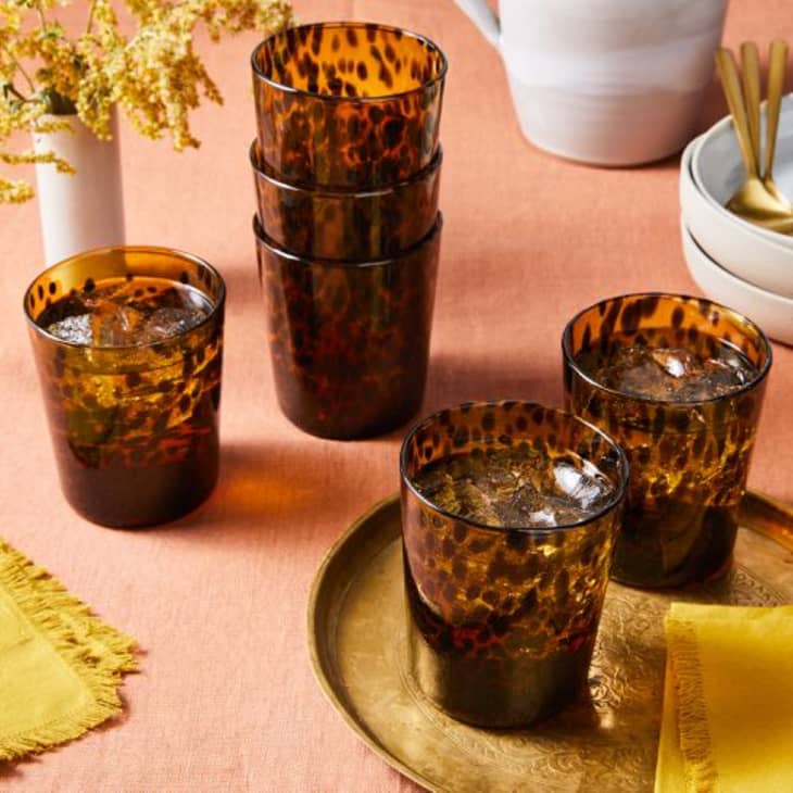 15 Patterned Drinking Glasses for a Stylish Dinner Tablescape | The Kitchn