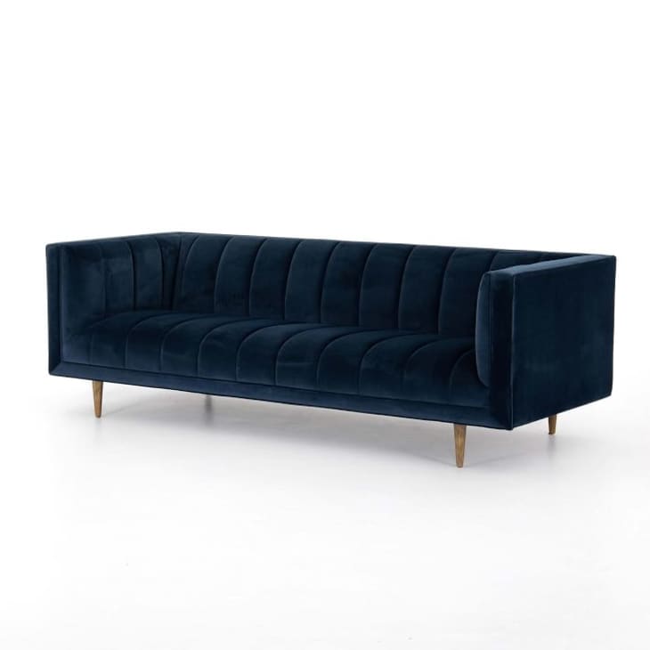 10 Channel Tufted Sofas We Love 2022: Velvet, Leather, Linen ...