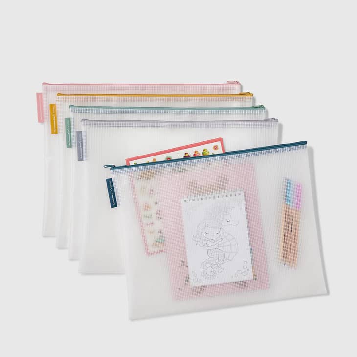 Zipper Pouches Are a Genius Way to Organize Kid's Desk Supplies | Cubby