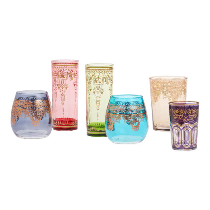 15 Patterned Drinking Glasses for a Stylish Dinner Tablescape | The Kitchn