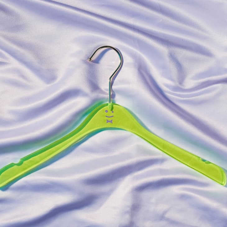 I Use These Neon Hangers to Marie Kondo My Closet | Apartment Therapy