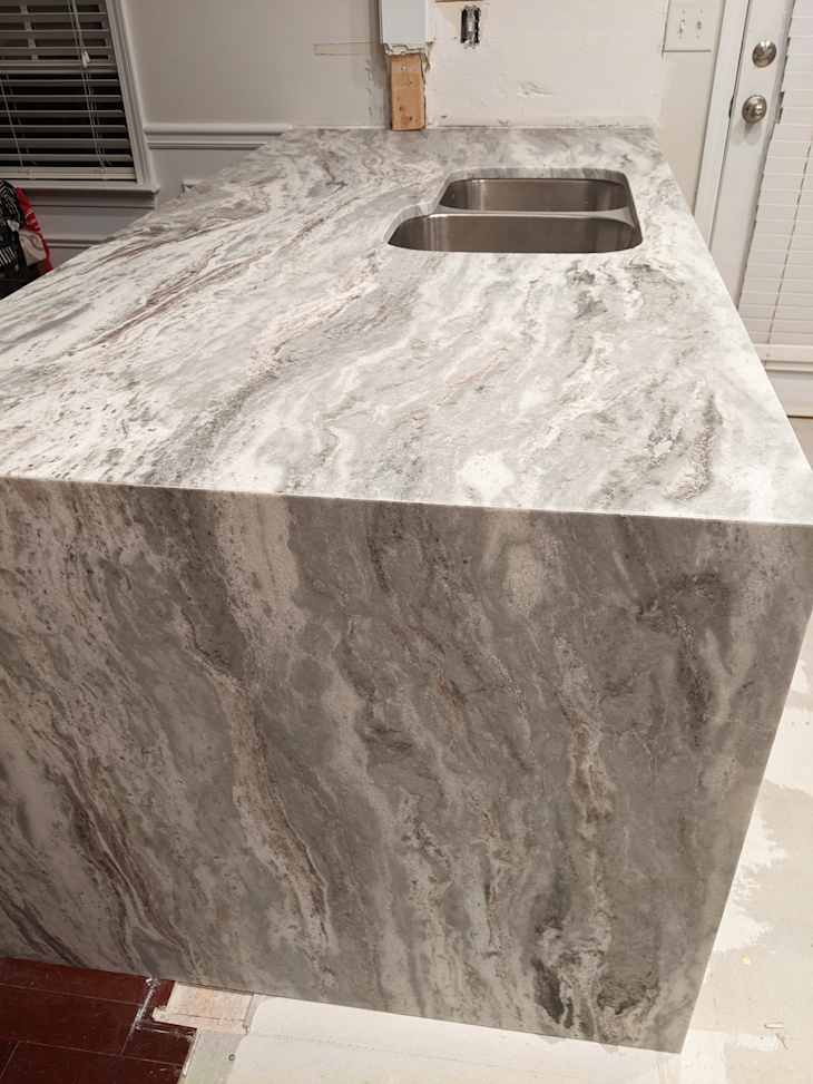 The Problem with Waterfall Counters That No One Talks About | The Kitchn