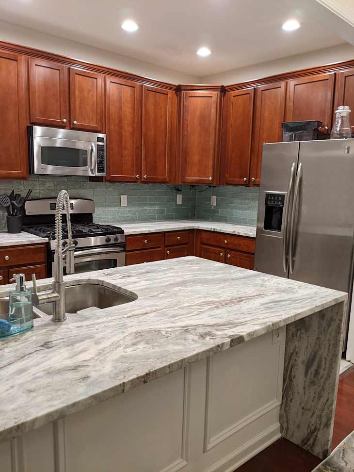 The Problem with Waterfall Counters That No One Talks About | The Kitchn