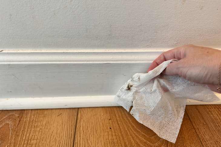I Just Discovered This $1 Trick That Keeps Baseboards Dust-Free | The ...