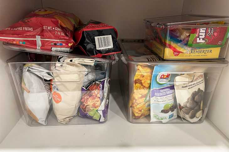 This Stackable $6 T.J. Maxx Organizer Instantly Organized My Pantry ...