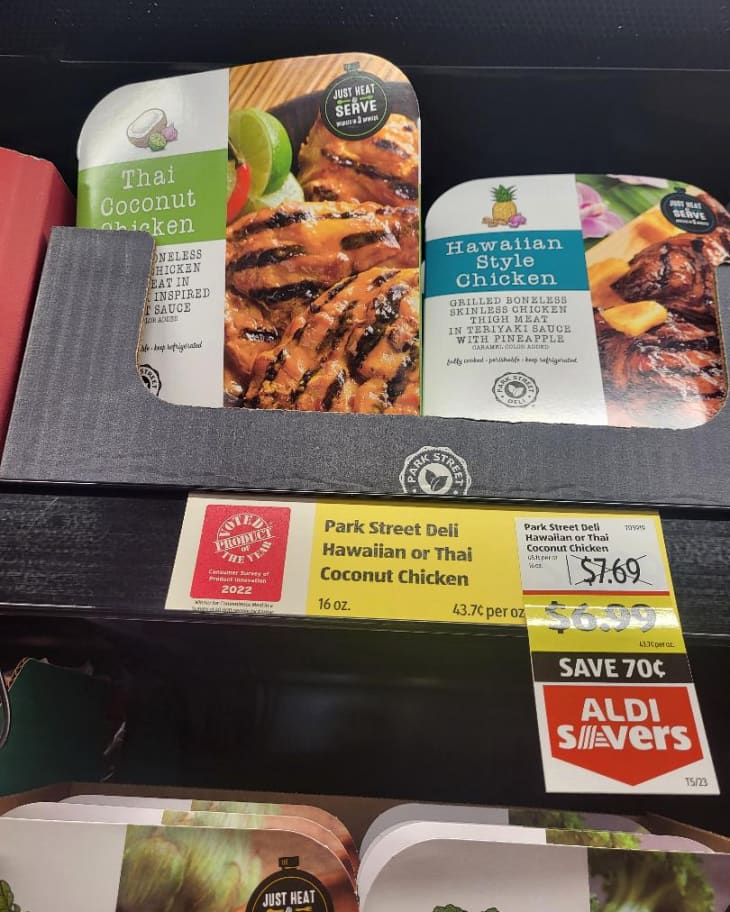 Aldi Park Street Deli Thai Coconut Chicken Review The Kitchn