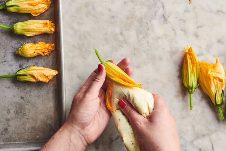Fried Squash Blossoms Recipe (Extra Crispy and Herbaceous) | The Kitchn