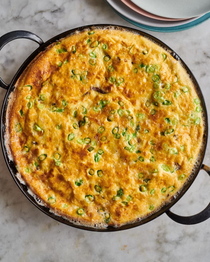 Cheesy Mushroom Frittata Recipe | The Kitchn