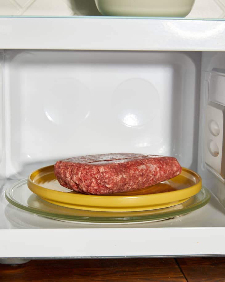 how to cook ground beef microwave