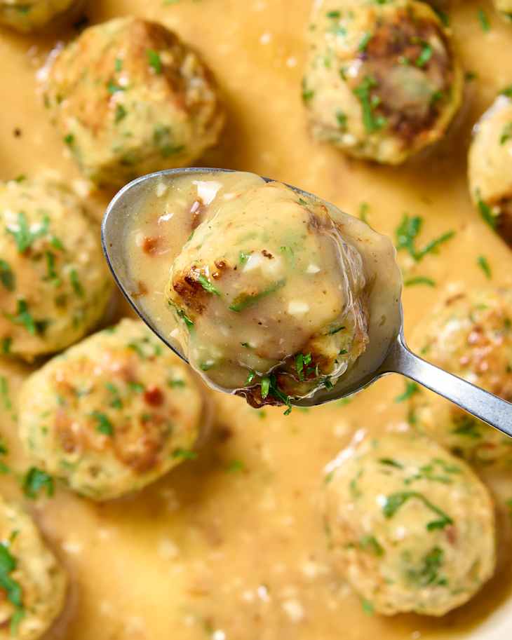 Garlic Butter Chicken Meatballs Recipe (So Easy) | The Kitchn