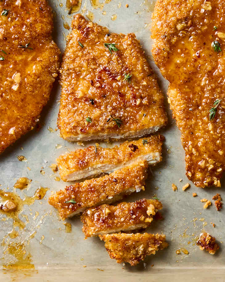 Crispy Hot Honey Baked Chicken Recipe | The Kitchn