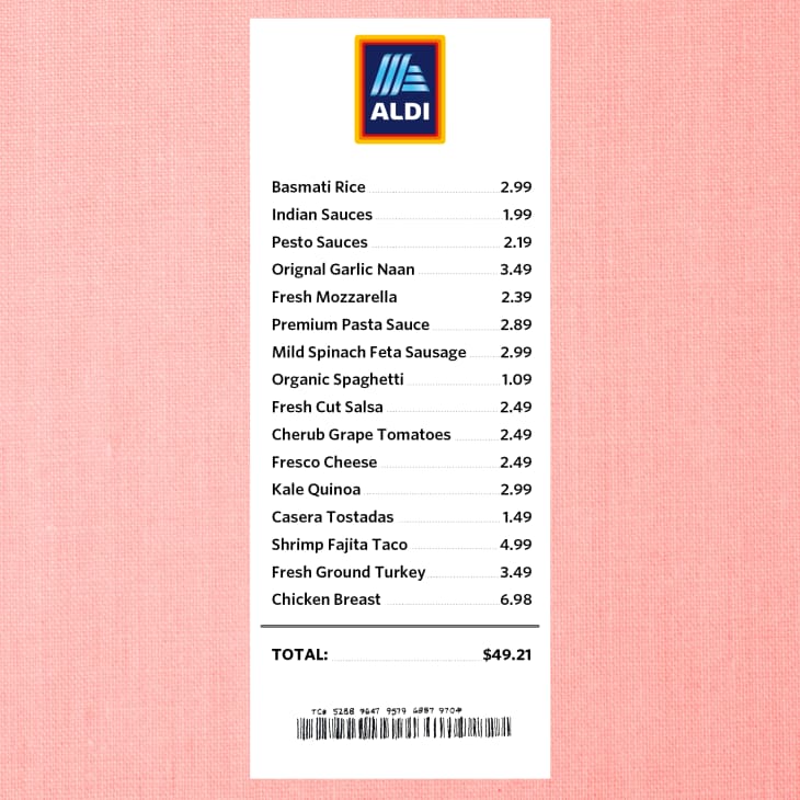 Aldi Haul - Budget Weekly Meal Plan | The Kitchn