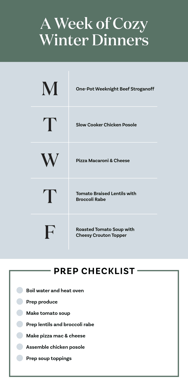 Meal Prep Plan: How I Prep a Week of Cozy Winter Dinners in Two Hours ...