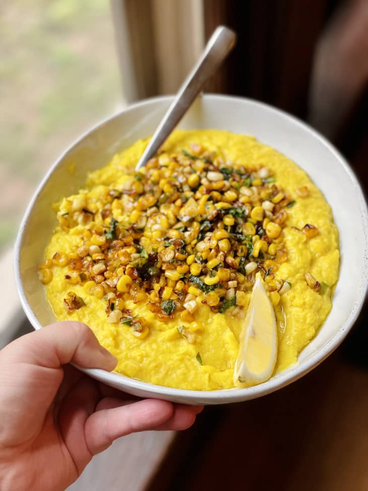 Dan Kluger's Fresh-Corn Polenta with Butter and Herbs | The Kitchn