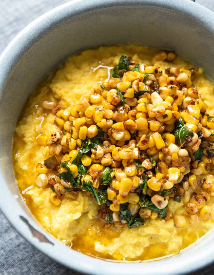 Dan Kluger's Fresh-Corn Polenta with Butter and Herbs | Kitchn