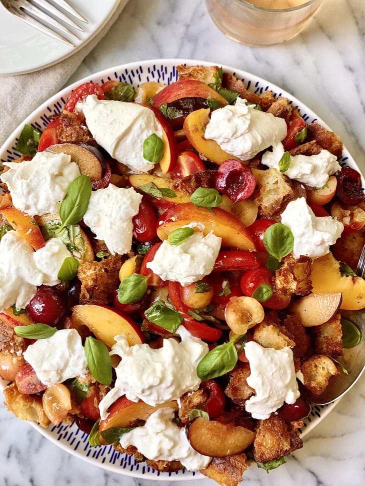 Stone Fruit Panzanella Recipe | The Kitchn