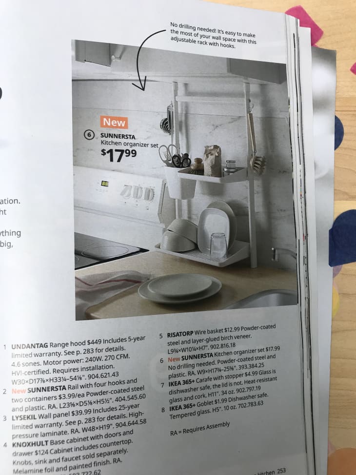 IKEA Catalog 2021 - Sunnersta Kitchen Organizer | The Kitchn