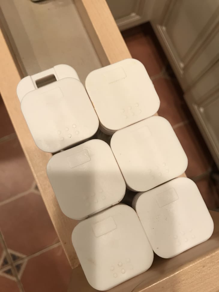 Yamazaki Home Tower Spice Bottles with Rack Review | Apartment Therapy