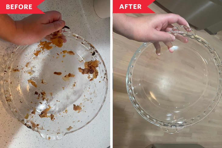 The Easiest and Best Way to Clean a Dirty Pie Dish | The Kitchn
