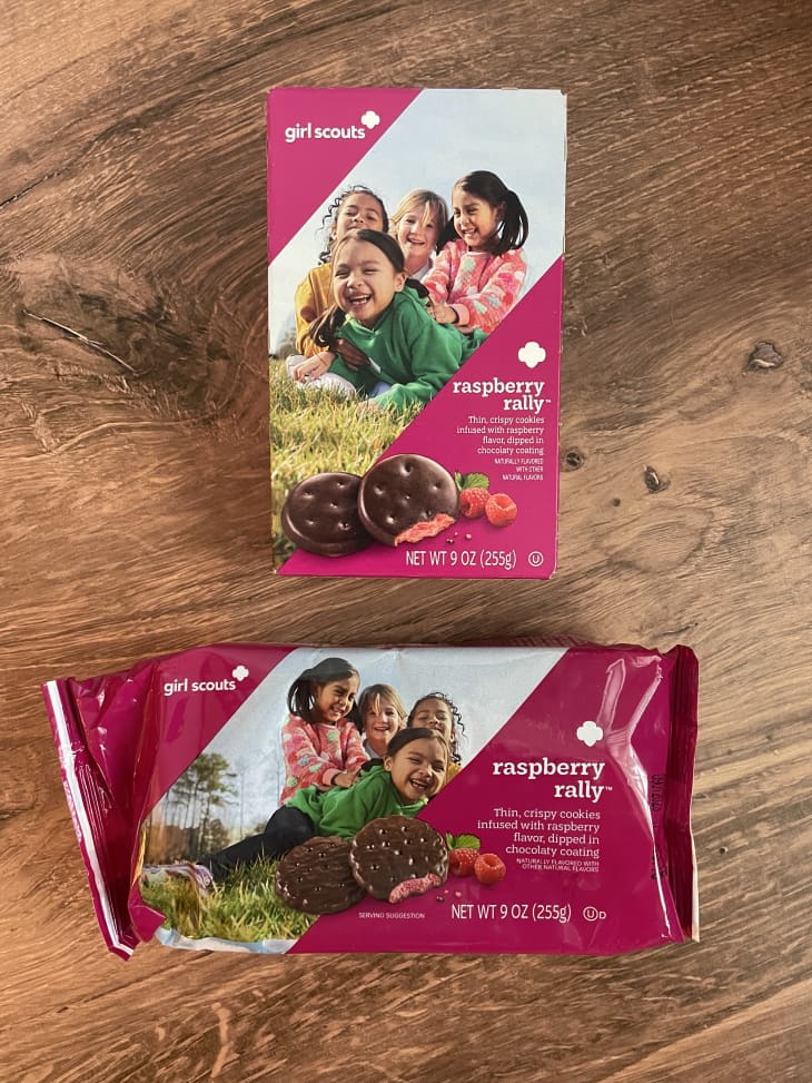 The Newest Girl Scout Cookie Flavor is a Raspberry Take on the Classic ...
