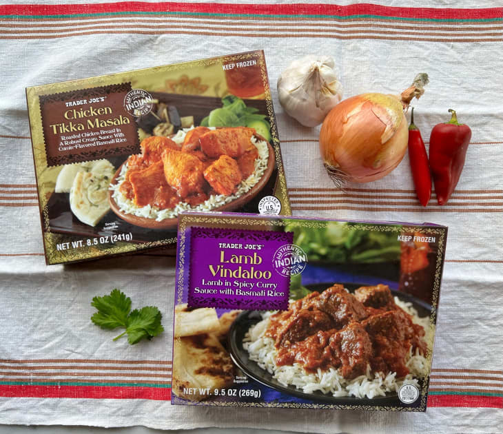 Trader Joe's Frozen Chicken Tikka Masala and Lamb Vindaloo Review | The ...