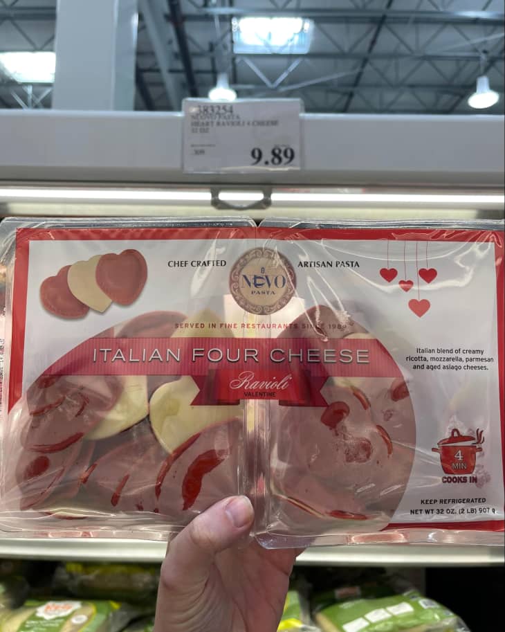 Costco Nuovo Pasta Italian Four Cheese Valentine Ravioli Review | The ...