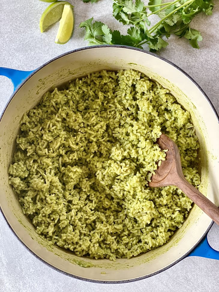 Arroz Verde (Mexican Green Rice) | Kitchn