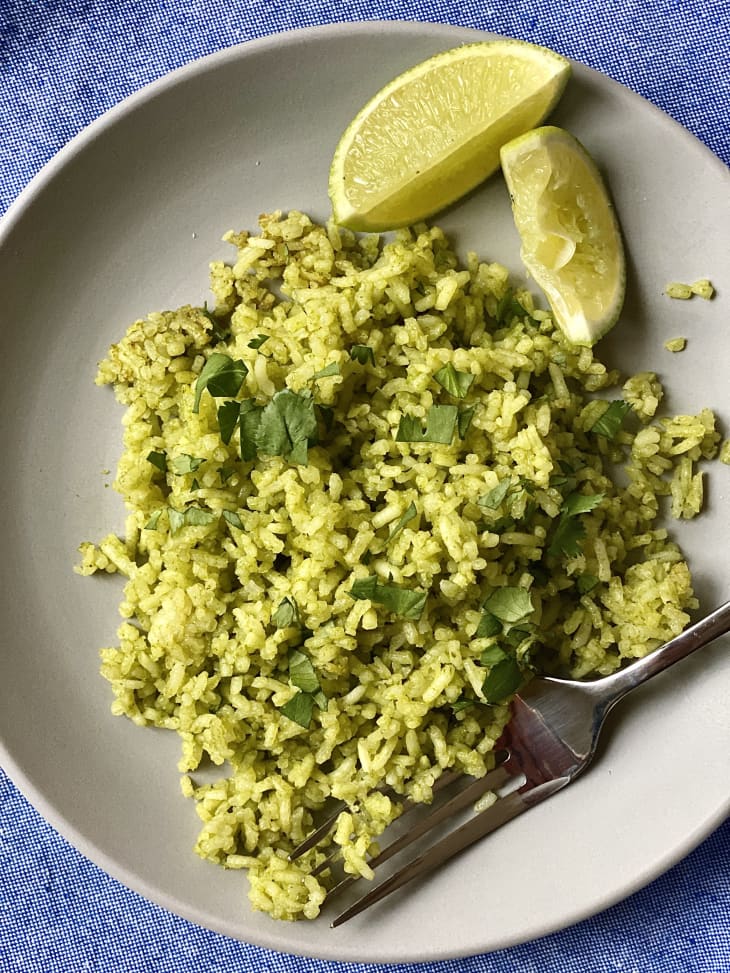 Arroz Verde (Mexican Green Rice) | The Kitchn