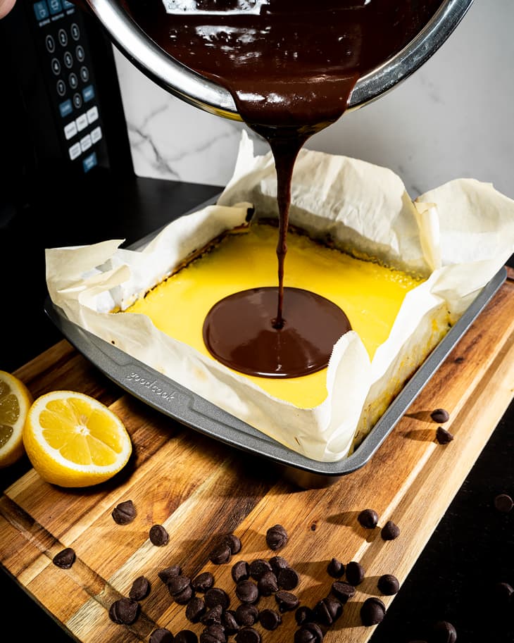 These Chocolate Lemon Bars Are the Perfect Depiction of Spring | The Kitchn