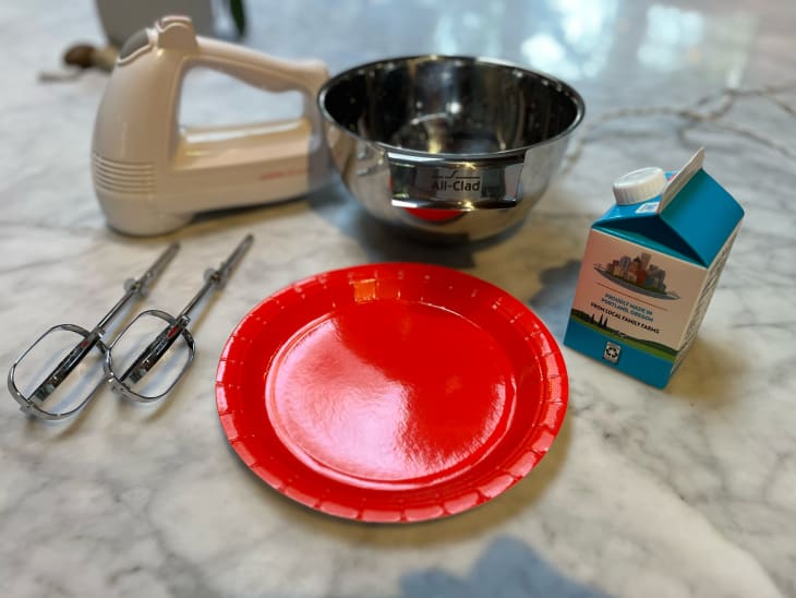 The Simplest Trick for Preventing Messy Hand Mixer Splatters | The Kitchn