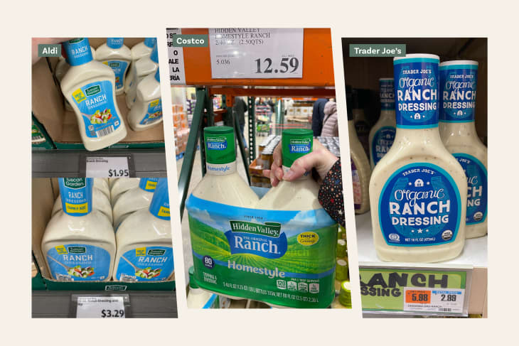 Aldi Costco Trader Joe’s Ranch Dressing Price Comparison | The Kitchn