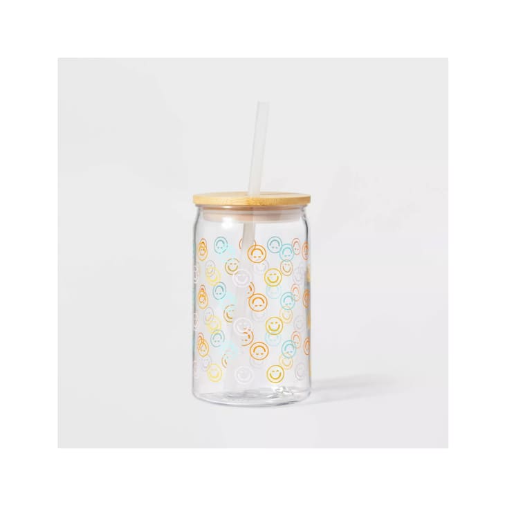 Target Is Selling $6 "Seriously Cute" Glass Cups with Bamboo Lids | The ...