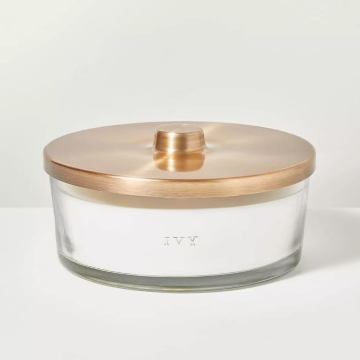 Target’s 5-Wick Glass Candle from Hearth & Hand Is $29.99 | Apartment ...