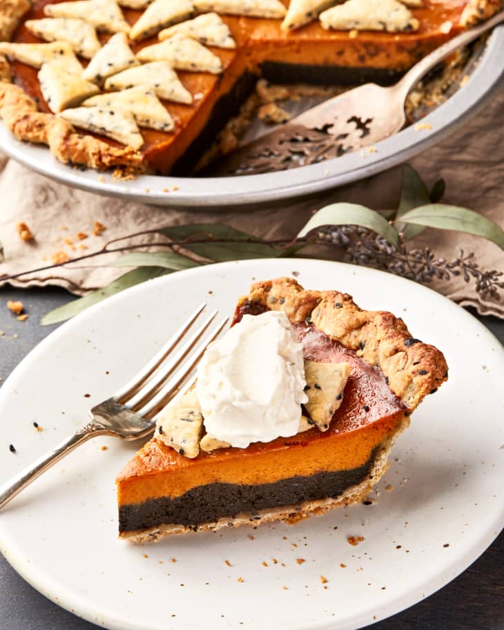 Pumpkin Black Sesame Pie | The Kitchn