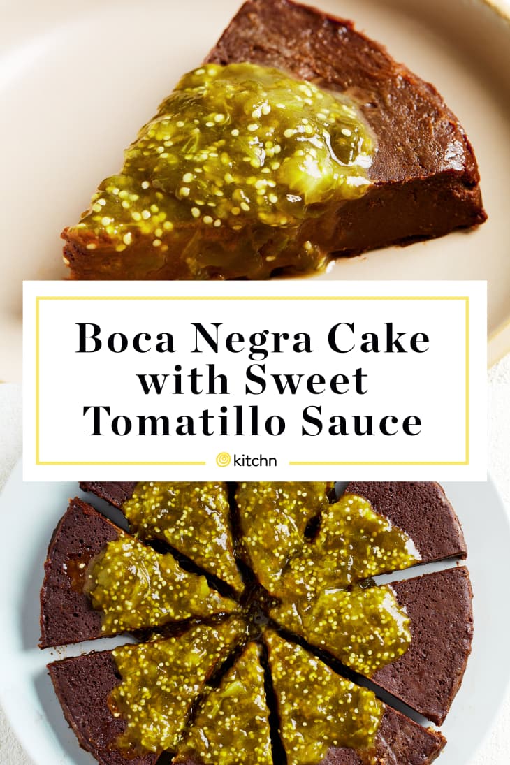 Boca Negra Picosito con Salsa Dulce de Tomatillo (Spiced Chocolate Cake ...