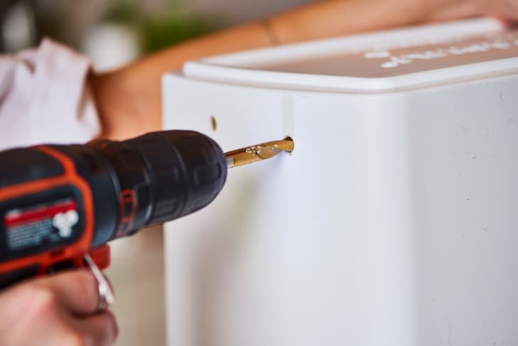 Trash Can Hole Vacuum Hack - Hole Trick | The Kitchn