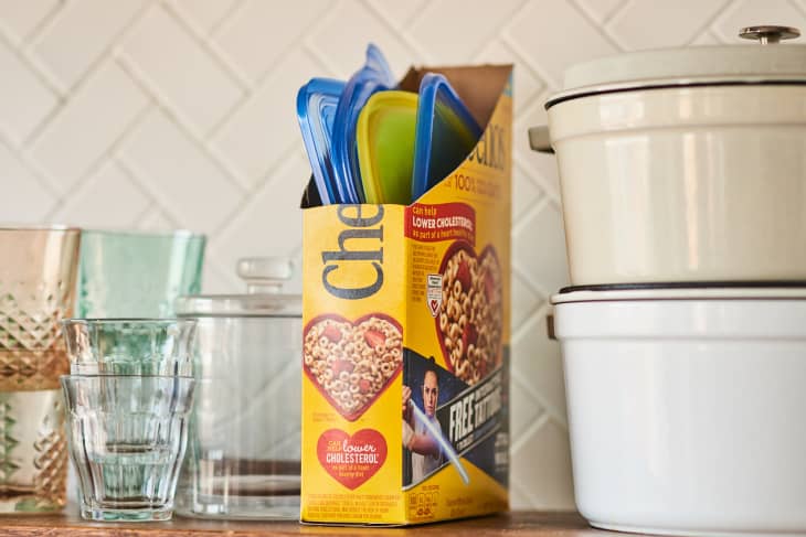Organizing Ideas for Food Storage Container Lids | The Kitchn