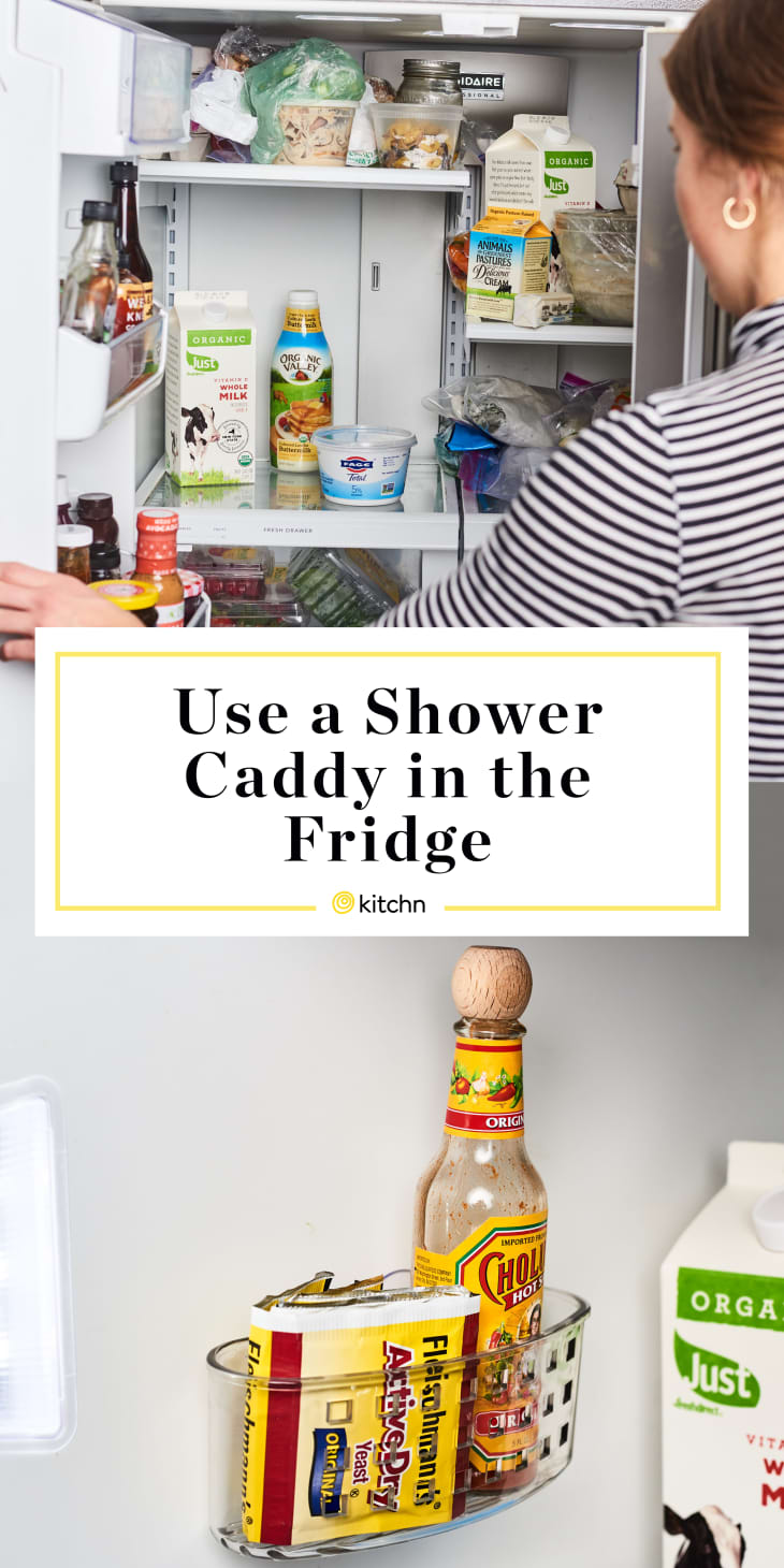 Refrigerator Spack Hack - Suction Cup Caddy | Kitchn