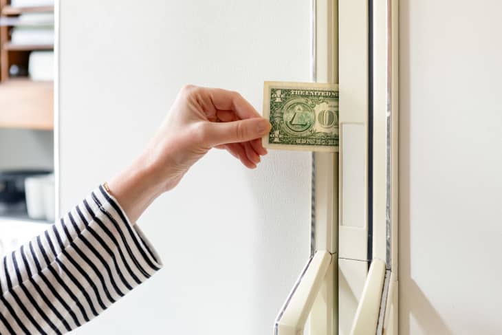 Dollar Bill Refrigerator Gasket Test | The Kitchn