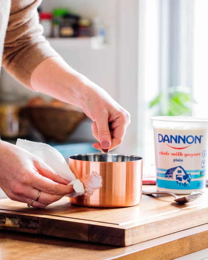 Use Plain Yogurt to Clean Tarnished Copper | The Kitchn