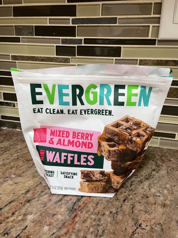 Evergreen Mixed Berry & Almond Frozen Mini Waffles Review | The Kitchn