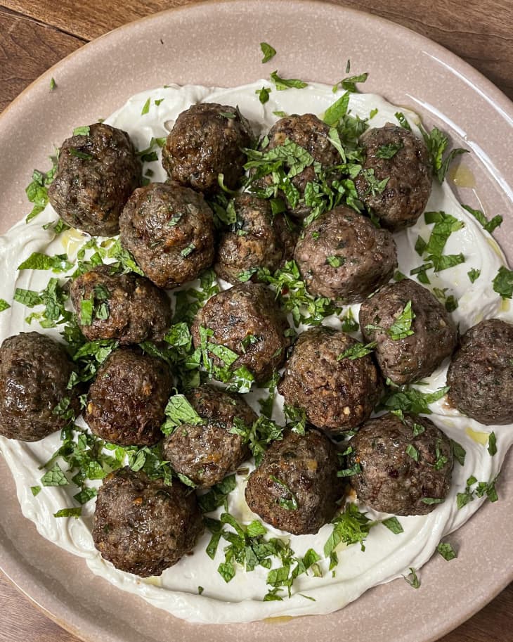 Lamb Meatballs (with Yogurt-Tahini Sauce) | The Kitchn