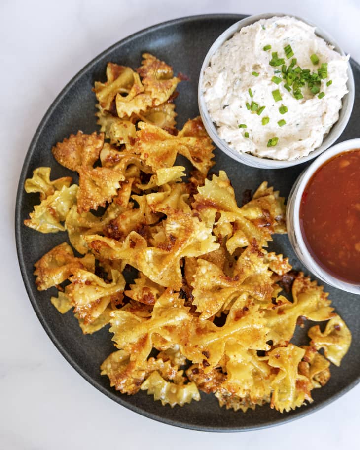 Pasta Chips Recipe (Oven or Air Fryer) | The Kitchn